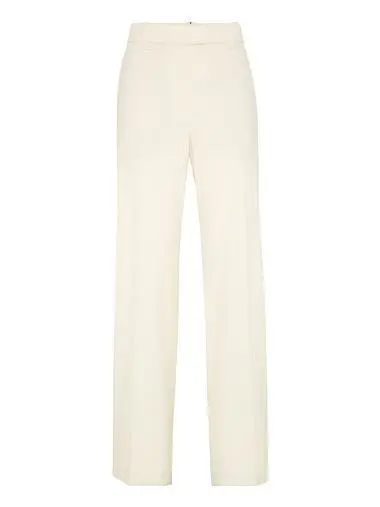 Brunello Cucinelli Loose Cigarette Trousers - Milk
