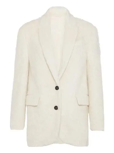 Brunello Cucinelli Wispy Alpaca Blazer - Panama