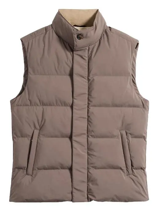 AURELIEN Waterproof Quilted Vest - Ash Grey
