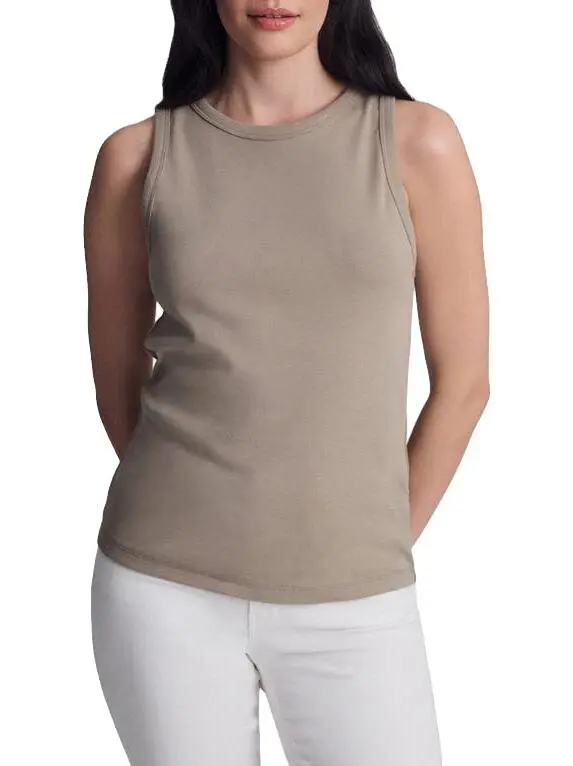 MAVI Sleeveless Stretch-cotton Tank Top - Roasted Cashew