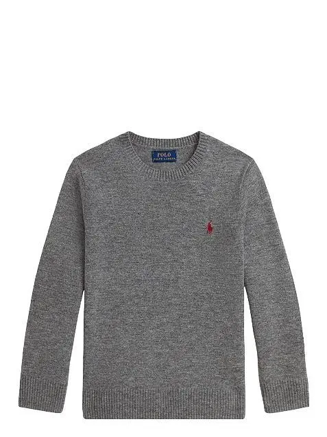 Polo Ralph Lauren Long Sleeve Crewneck Sweater - Grey Heather