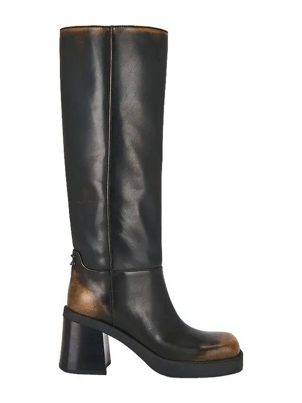 COACH Sculpted C Tall Boot - Black