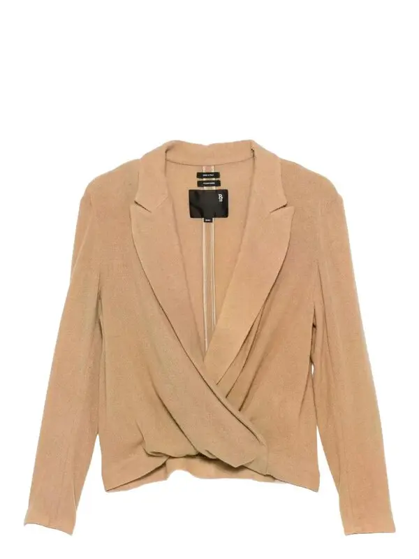 R13 Lapel Collar Top - Neutrals