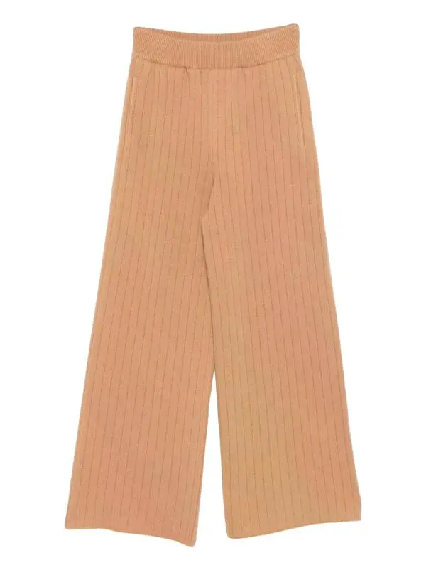 Eleventy Ribbed Trousers - Brown