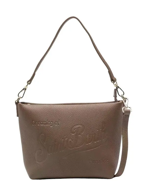 MC2 SAINT BARTH Logo-embossed Shoulder Bag - Brown