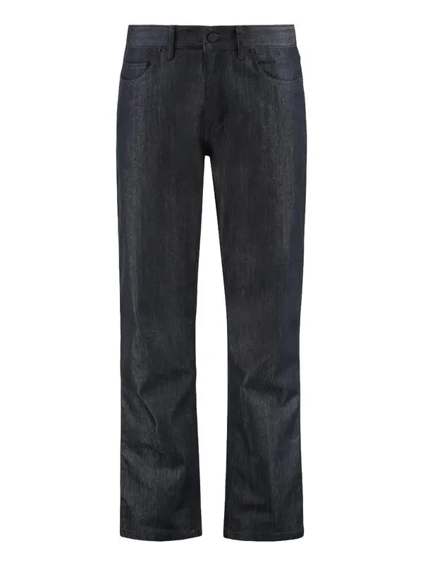 Moncler Straight Leg Jeans - Navy