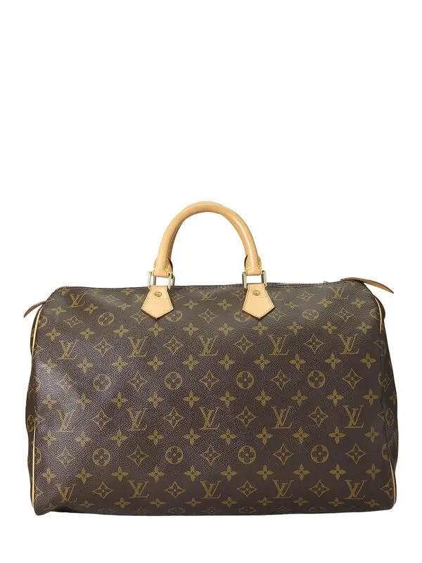 LOUIS VUITTON Monogram Speedy 40 - Brown