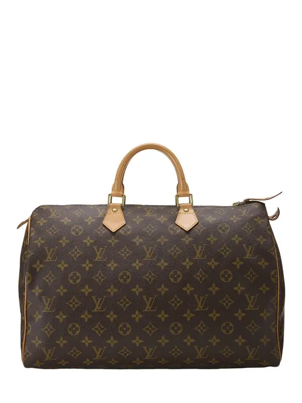 LOUIS VUITTON Monogram Speedy 40 - Brown