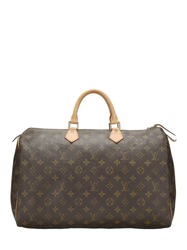 LOUIS VUITTON Monogram Speedy 40 - Brown