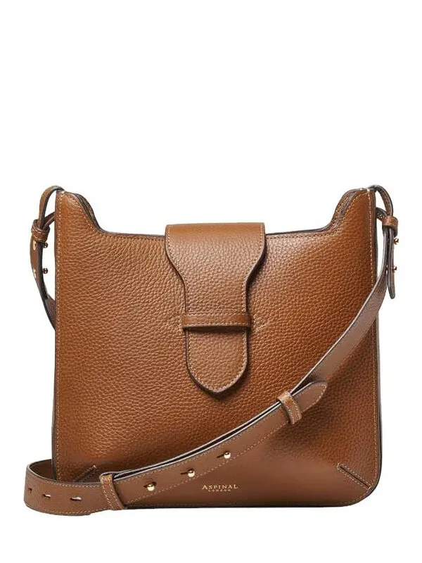 ASPINAL OF LONDON Ella Hobo In Pebble - Tan
