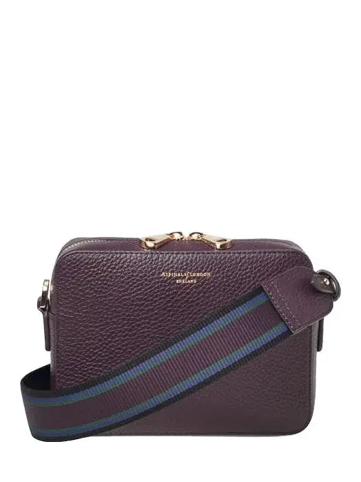 ASPINAL OF LONDON Camera Crossbody Bag With Interchangeable Straps - Purple