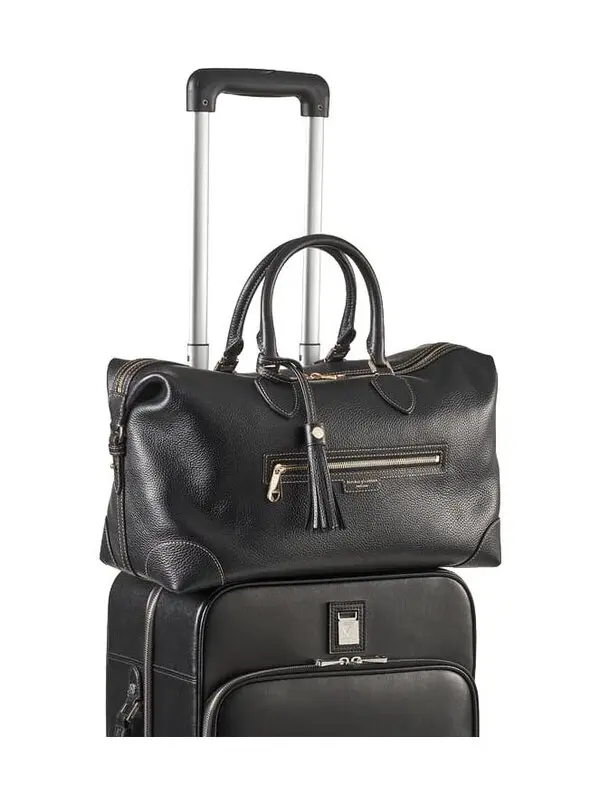 ASPINAL OF LONDON Hudson Weekender Bag - Black