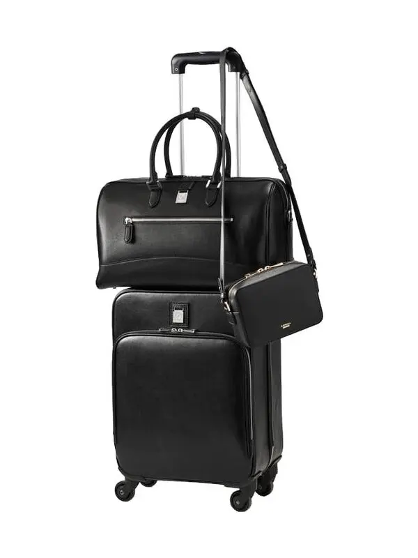 ASPINAL OF LONDON 3-piece Flight Collection - Black