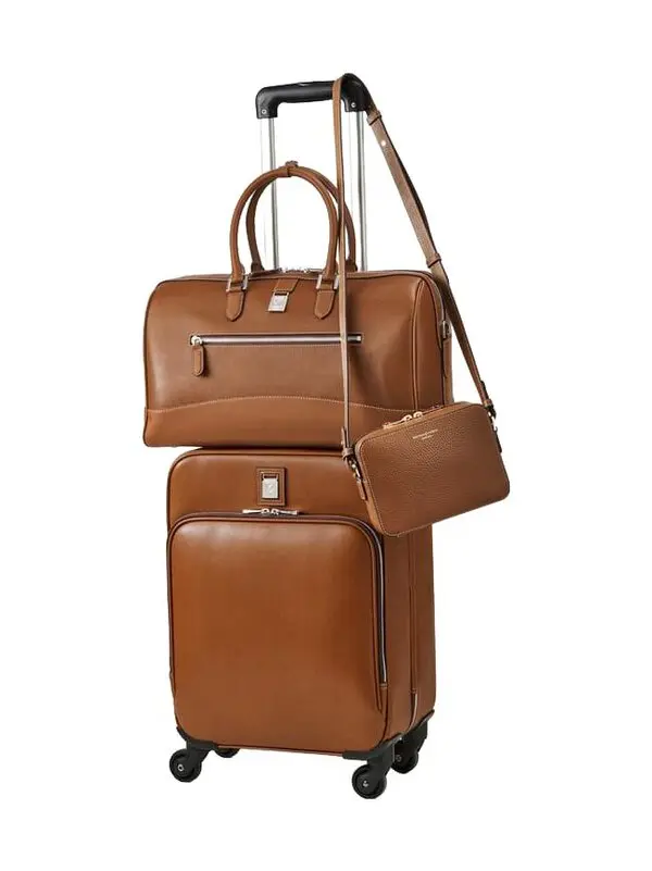ASPINAL OF LONDON 3-piece Flight Collection - Tan