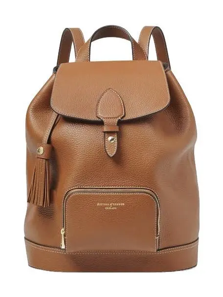 ASPINAL OF LONDON Hudson Small Backpack - Tan