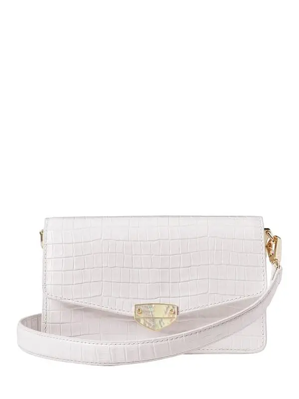ASPINAL OF LONDON Eliza Clutch - White