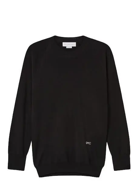 Stella McCartney Long-sleeve Compact Knit Top - Black