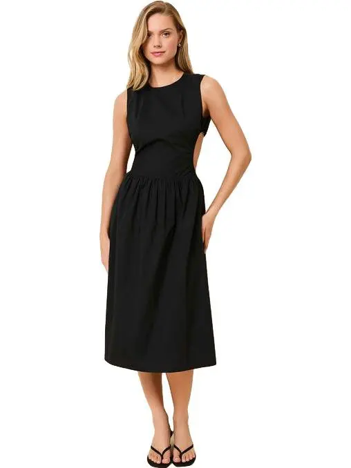 Solid & Striped Sabine Midi Dress - Black