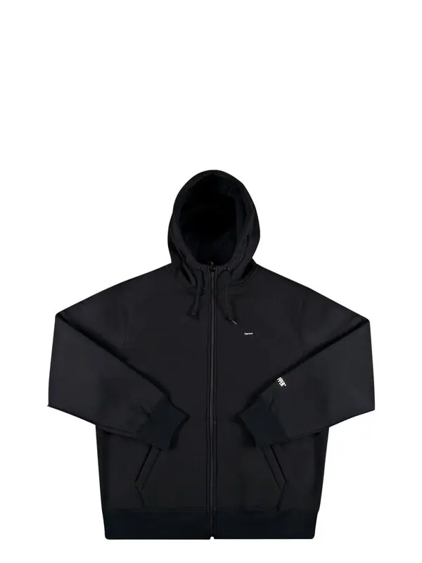 Supreme Windstopper Zip Up Hooded Sweatshirt - Black