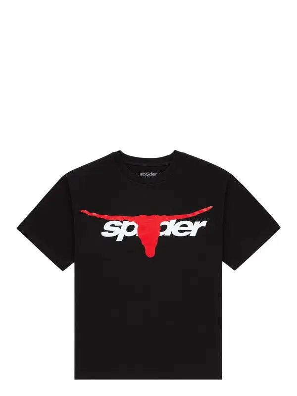 SP5DER Tx 5 Flag Tee - Black