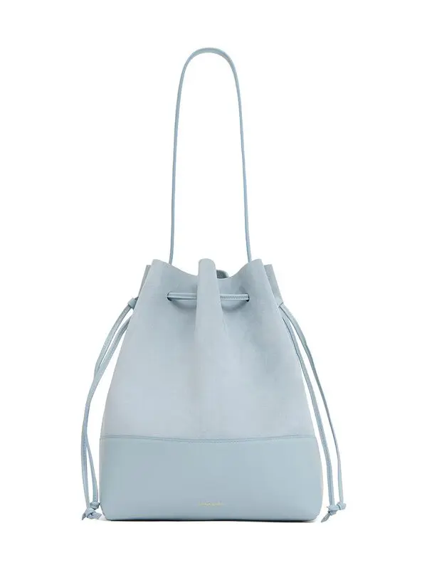MANSUR GAVRIEL Drawstring Bucket Bag - Baby Blue
