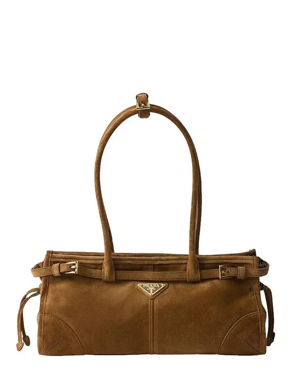 Prada Bonnie Medium Handbag - Brown