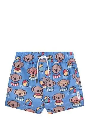 HUXBABY Printed Swim Shortie - Marine