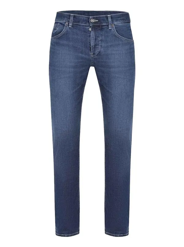 DONDUP Medium Blue Denim Jeans - Blu Medio