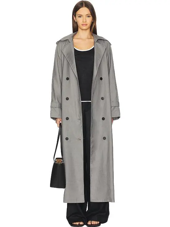 Lioness X Penny Trench Coat - Charcoal