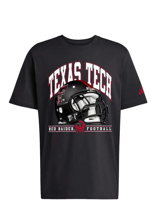 Adidas Texas Tech Raiders Football Refresh Graphic Tee - Black / Ncaa-txt-7tb