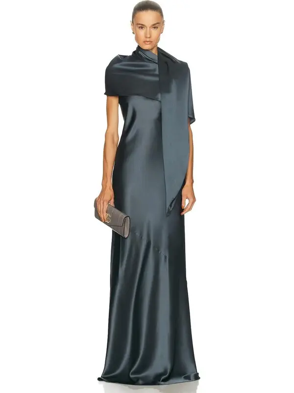 EAVES Sigrun Gown - Granite
