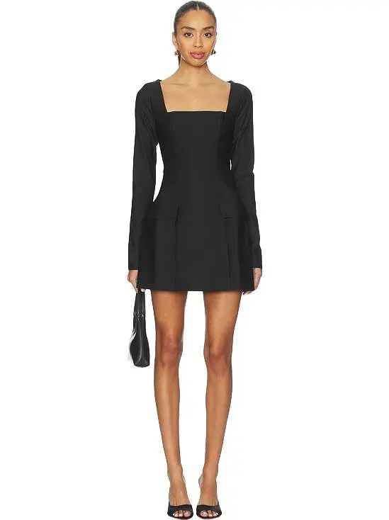MORE TO COME Fenna Mini Dress - Black