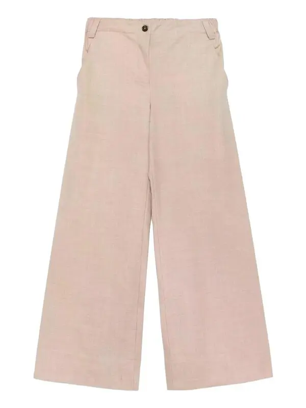 Hemisphere Button Trousers - Neutrals
