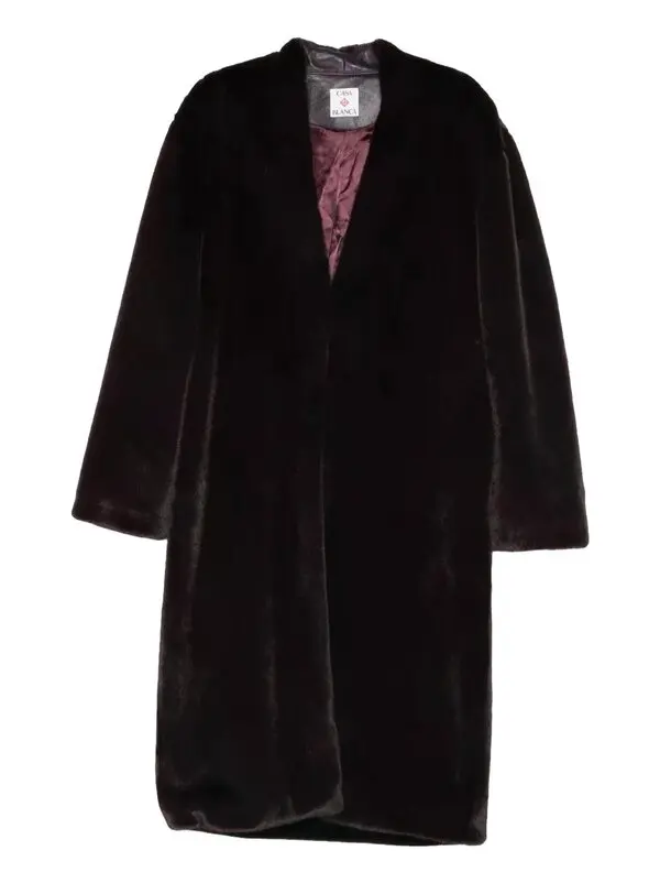 Casablanca Single-breasted Coat - Purple