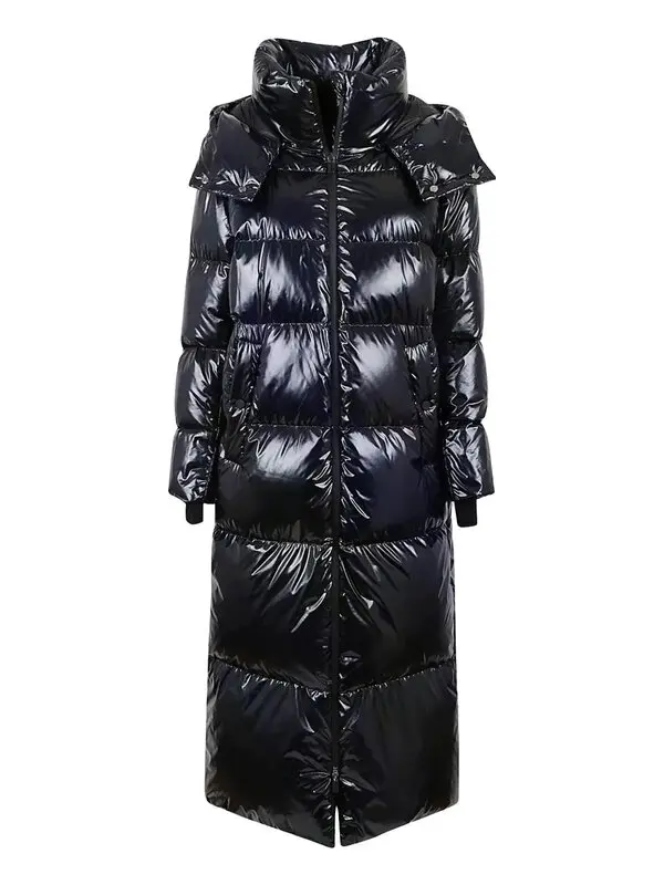Herno Padded Coat With Hood - Black