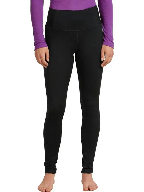 Icebreaker 200 Oasis High Waist Leggings - Black