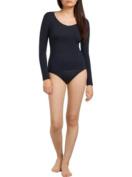 Icebreaker Siren Long Sleeve Top - Midnight Navy