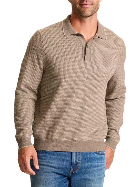 Tommy Bahama Coolside Texture Polo Sweater - Auberage