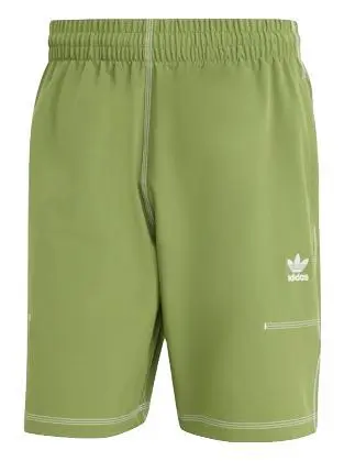 Adidas Essentials Trefoil Shorts - Tech Olive
