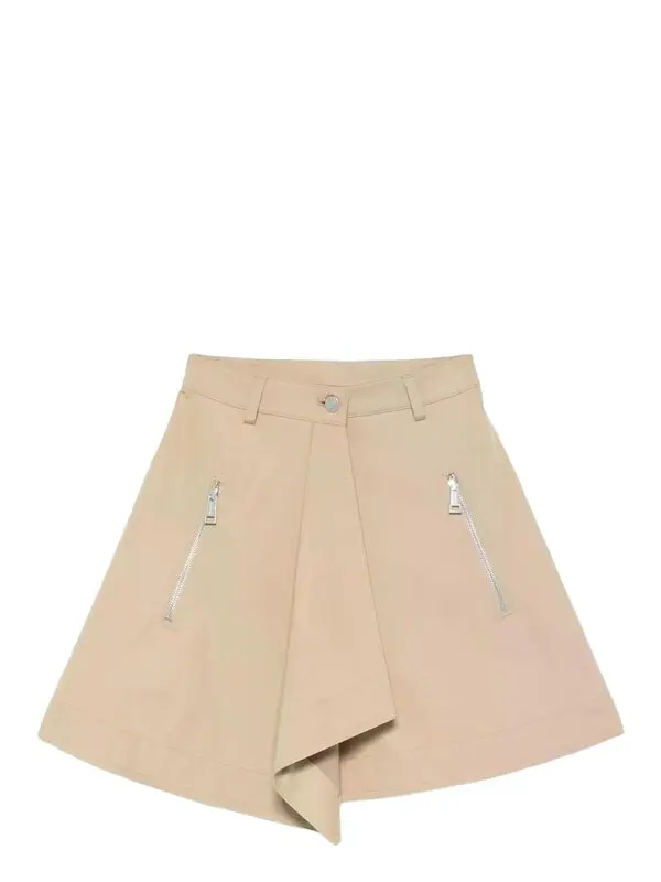 Nanushka Draped Mini Skirt - Neutrals