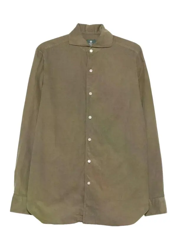 BORELLA Button-fastening Shirt - Green