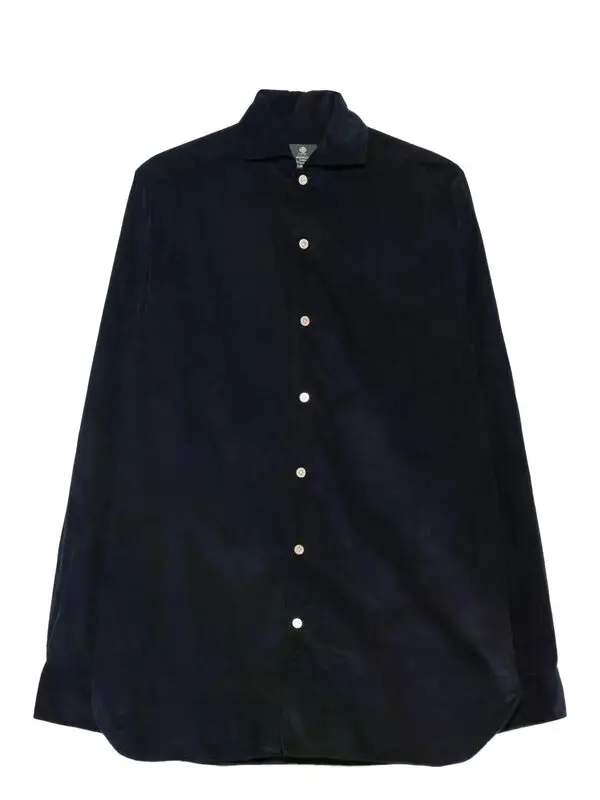 BORELLA Button-fastening Shirt - Blue