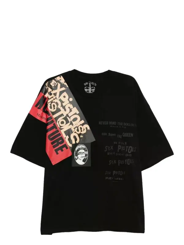 MASTERMIND WORLD Slogan-print T-shirt - Black