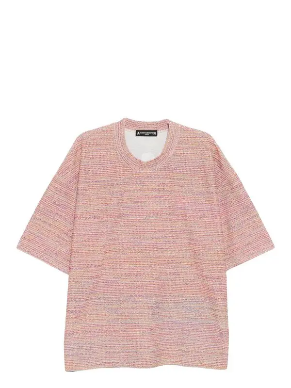 MASTERMIND WORLD Logo-embroidered T-shirt - Pink