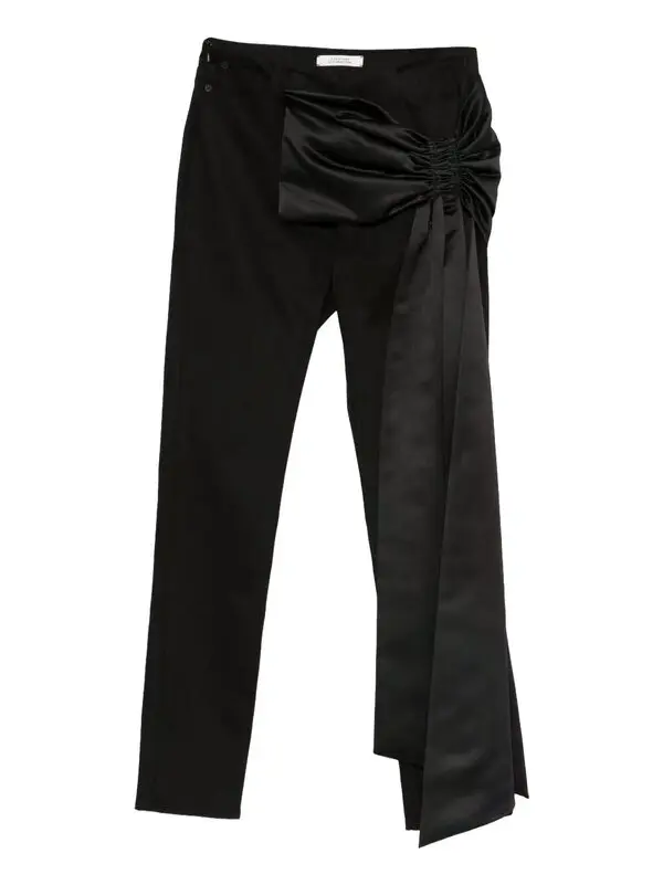 Dorothee Schumacher Bow-detailed Trousers - Black