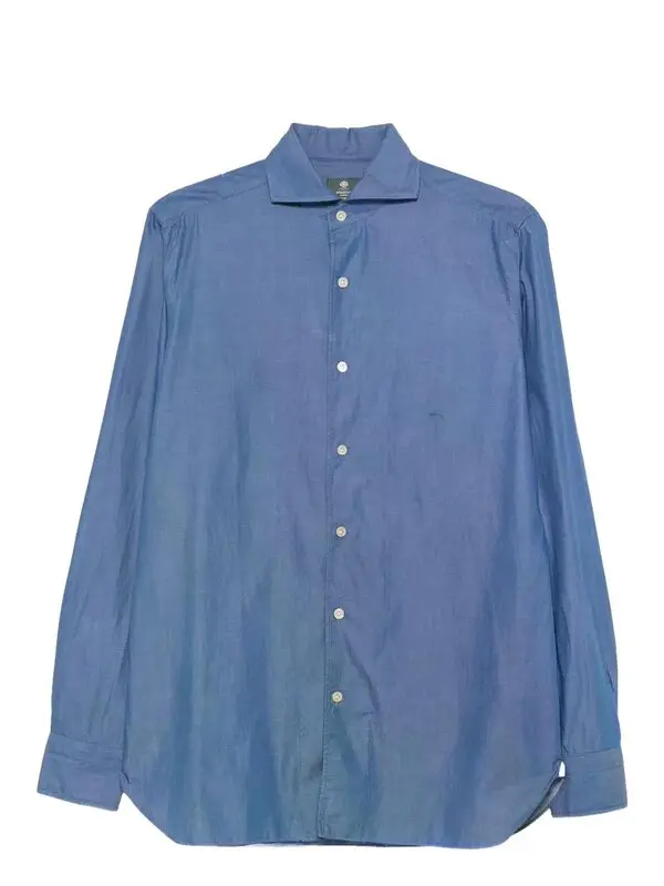 BORELLA Button-fastening Shirt - Blue