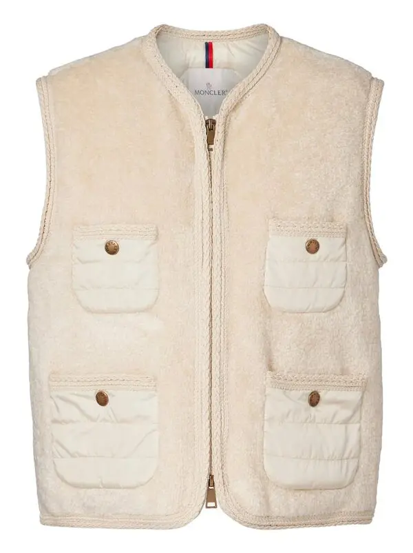 Moncler Mimosas Down Vest - Beige