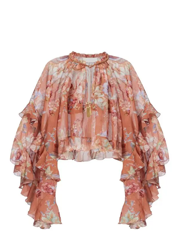 Zimmermann Awaken Floral Blouse - Multicoloured