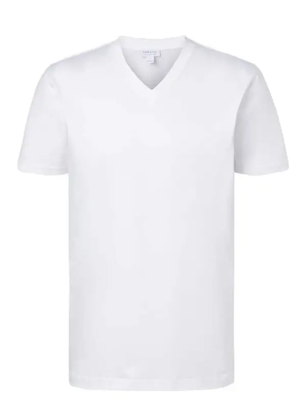 Sunspel Riviera Cotton Jersey T-shirt - White