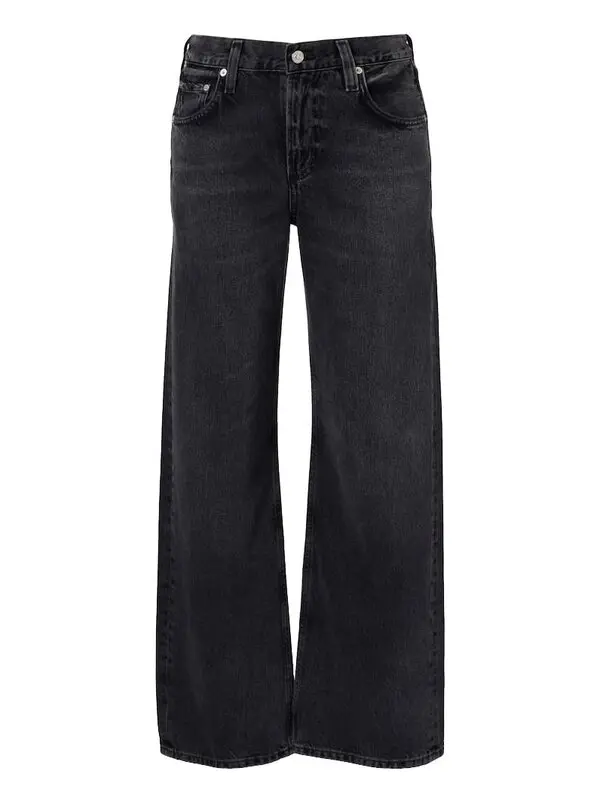 Citizens Of Humanity Lindz Low-rise Straight Jeans - Black